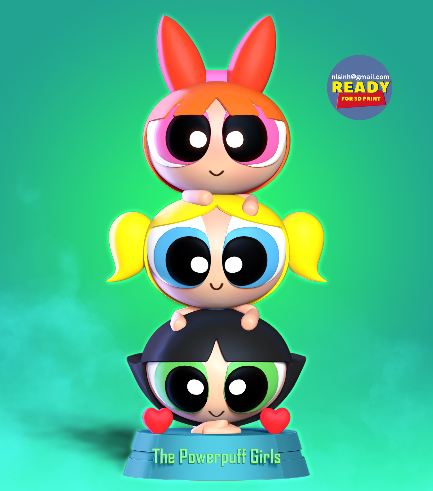 🌼 The Powerpuff Girls・ 3D File for ・Cults