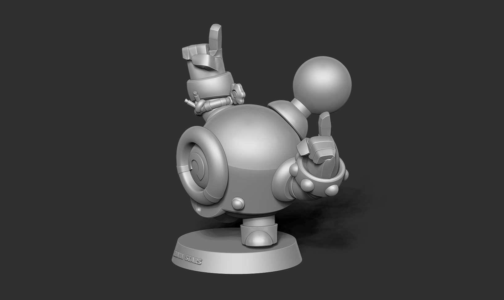 3D file Nani - Brawl Stars Fanart 🌃 ・3D print design to download・Cults