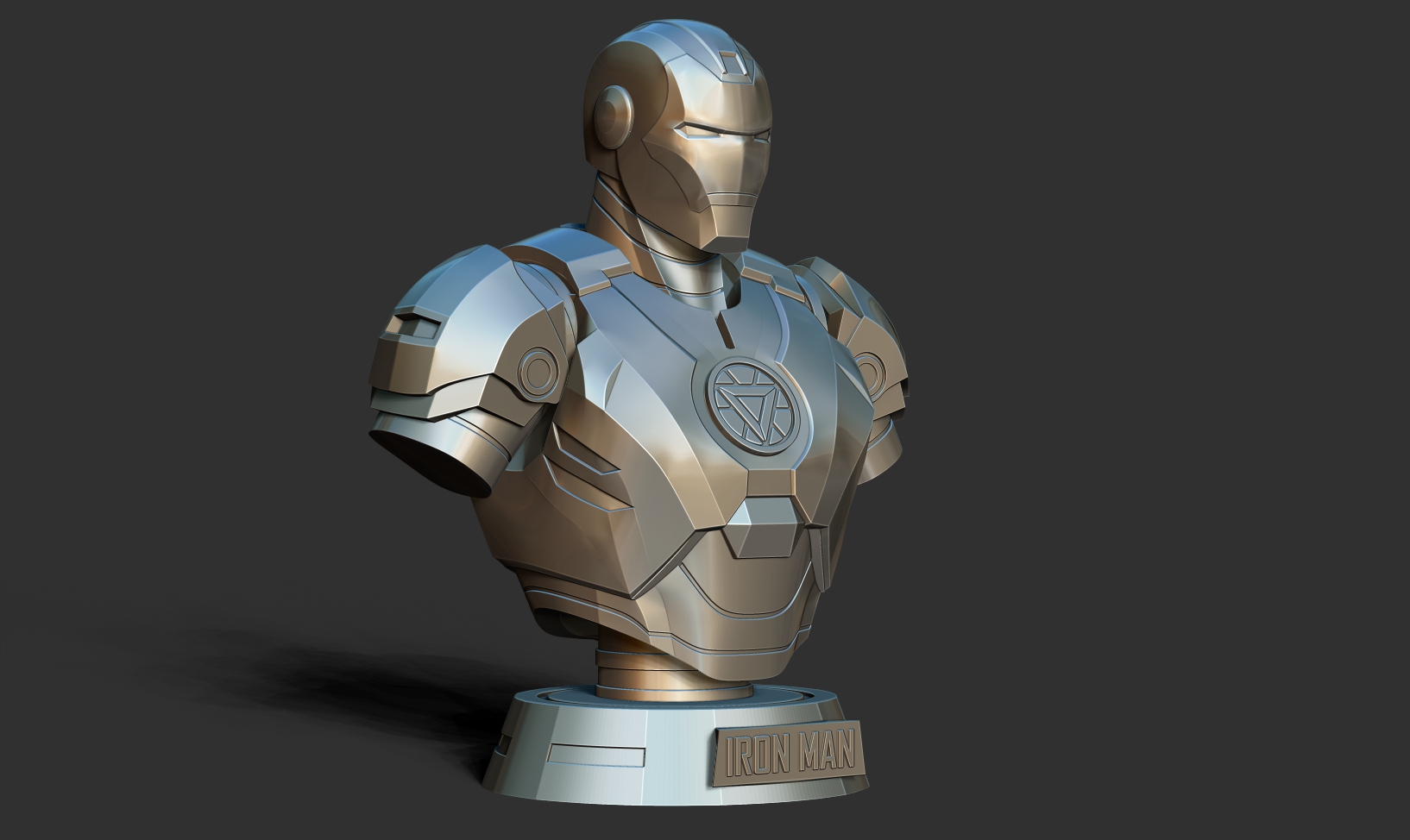 👨 Iron Man bust・ 3D File for ・Cults