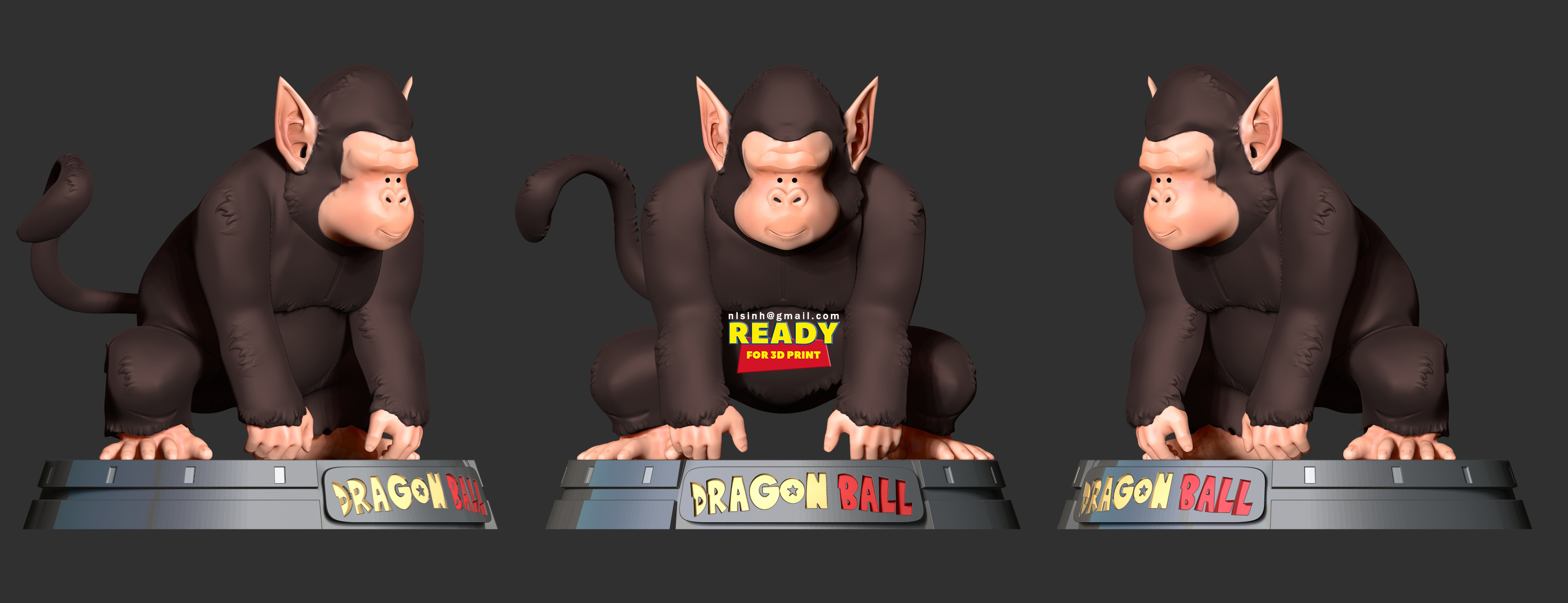 🫧 Bubbles - Dragon Ball Fanart・ 3D File for ・Cults