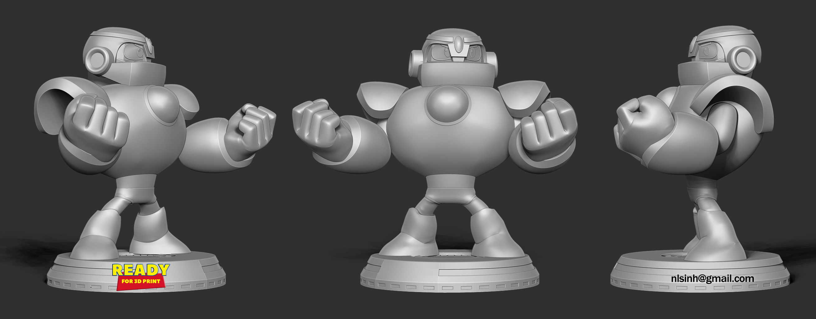 3D file Guts Man - Mega Man Fanart 👨 ・3D printable model to download・Cults