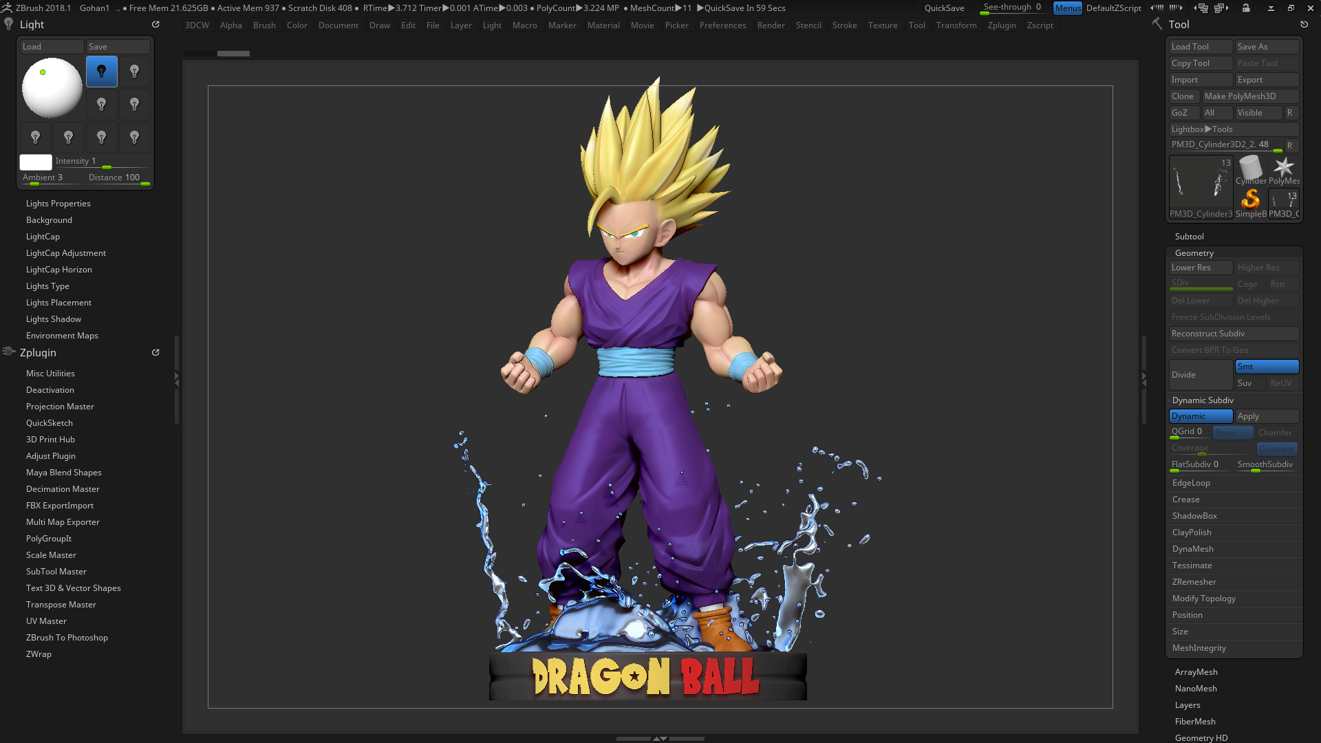 3D file Teen Gohan 👦 ・Design to download and 3D print・Cults