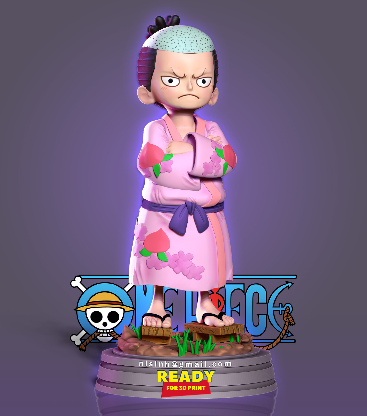 👦 Kozuki Momonosuke - One Piece Fanart・ 3D File for 3D printing・Cults