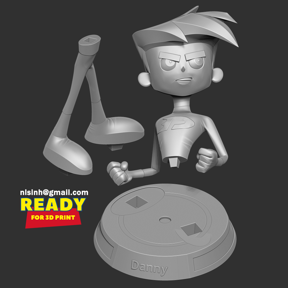👾 Danny Phantom Fanart・ 3D File for ・Cults