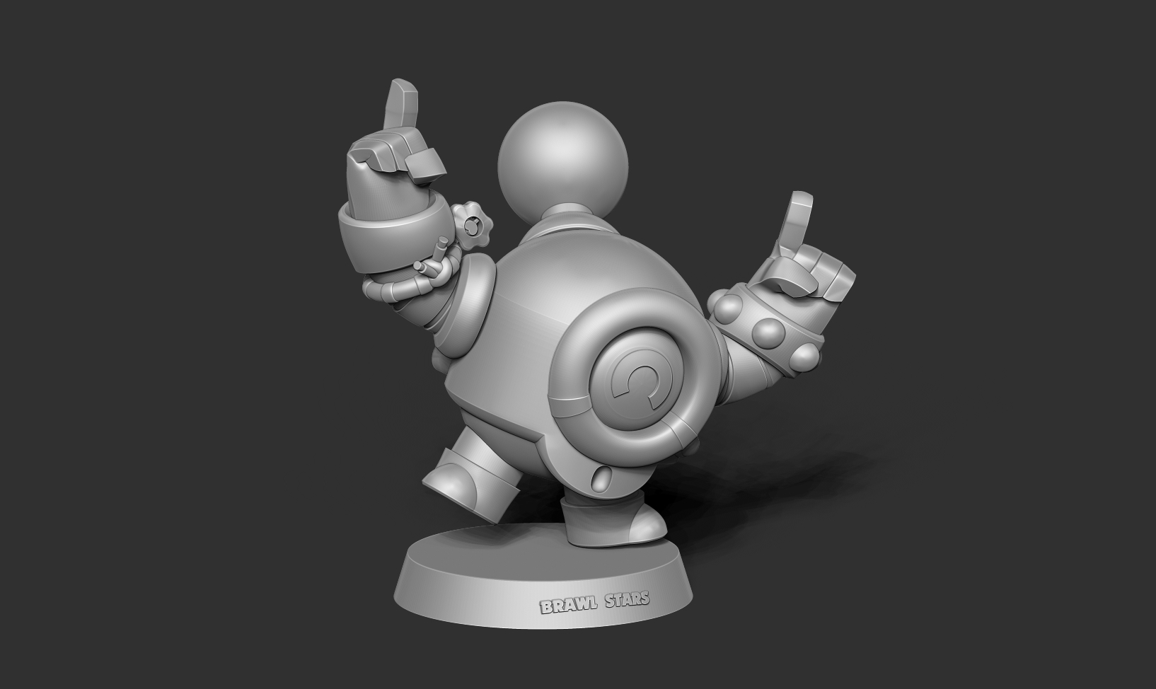 3D file Nani - Brawl Stars Fanart 🌃 ・3D print design to download・Cults