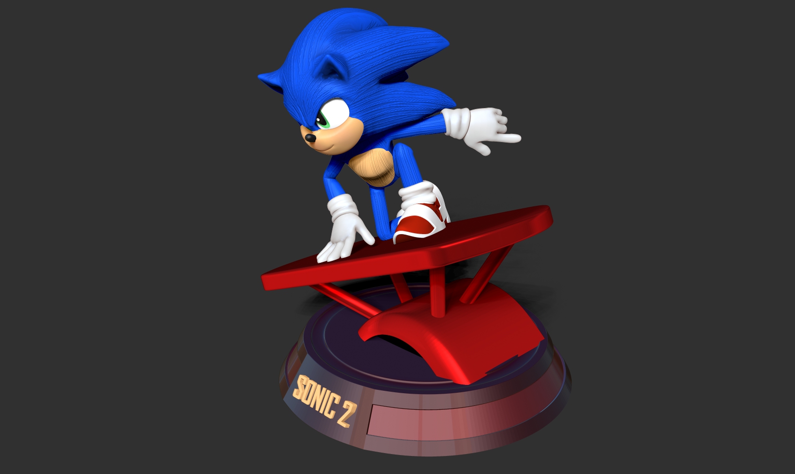 🦔 Sonic the Hedgehog 2・ 3D File for ・Cults