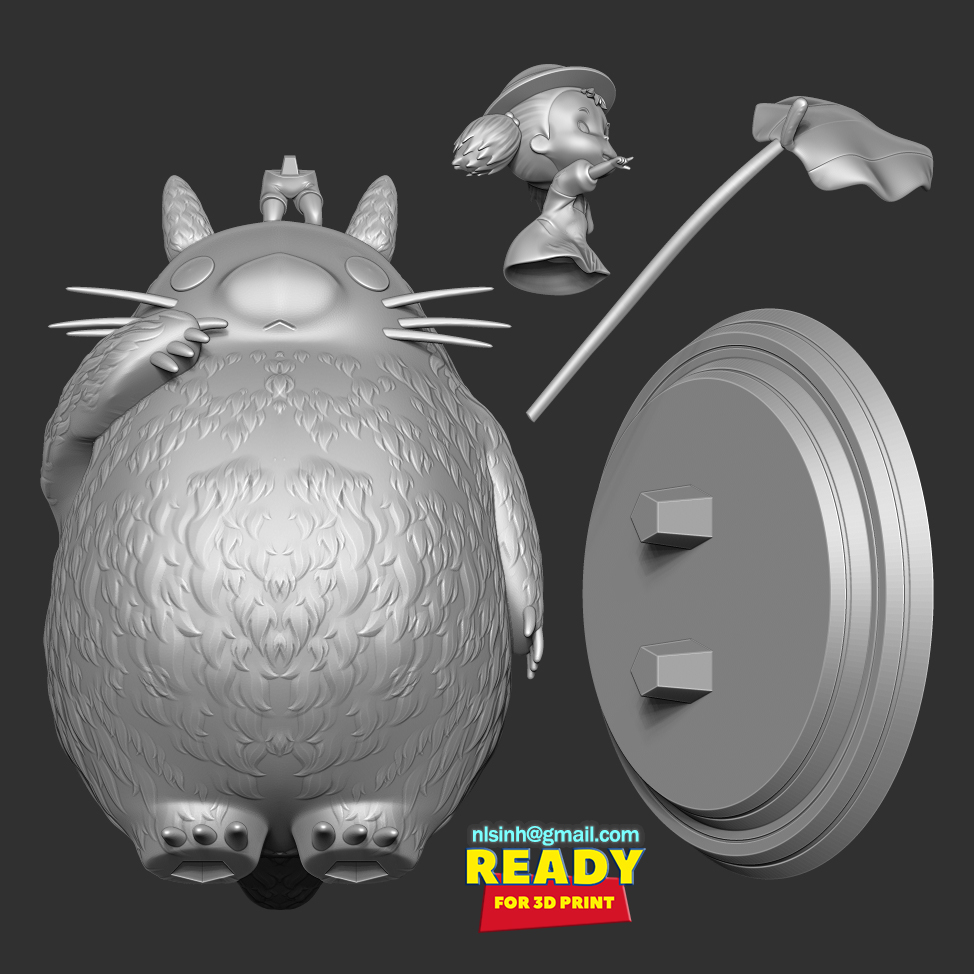 👧 My Neighbor Totoro Fanart・ 3D File for ・Cults