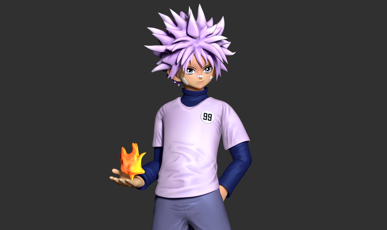 🏹 Killua Zoldyck - Hunter x Hunter Fanart・ 3D File for 3D printing・Cults