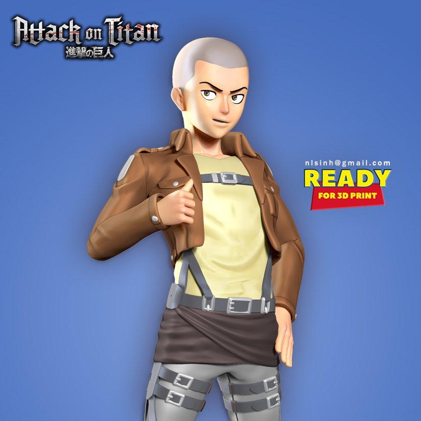 💬 Connie Springer Attack On Titan・ 3d File For ・cults