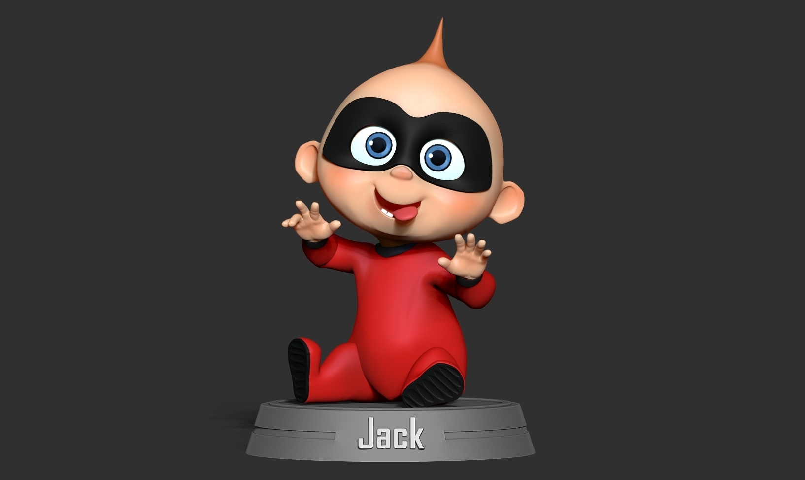 👶 Jack-Jack Parr - Incredibles Fanart・ 3D File for ・Cults