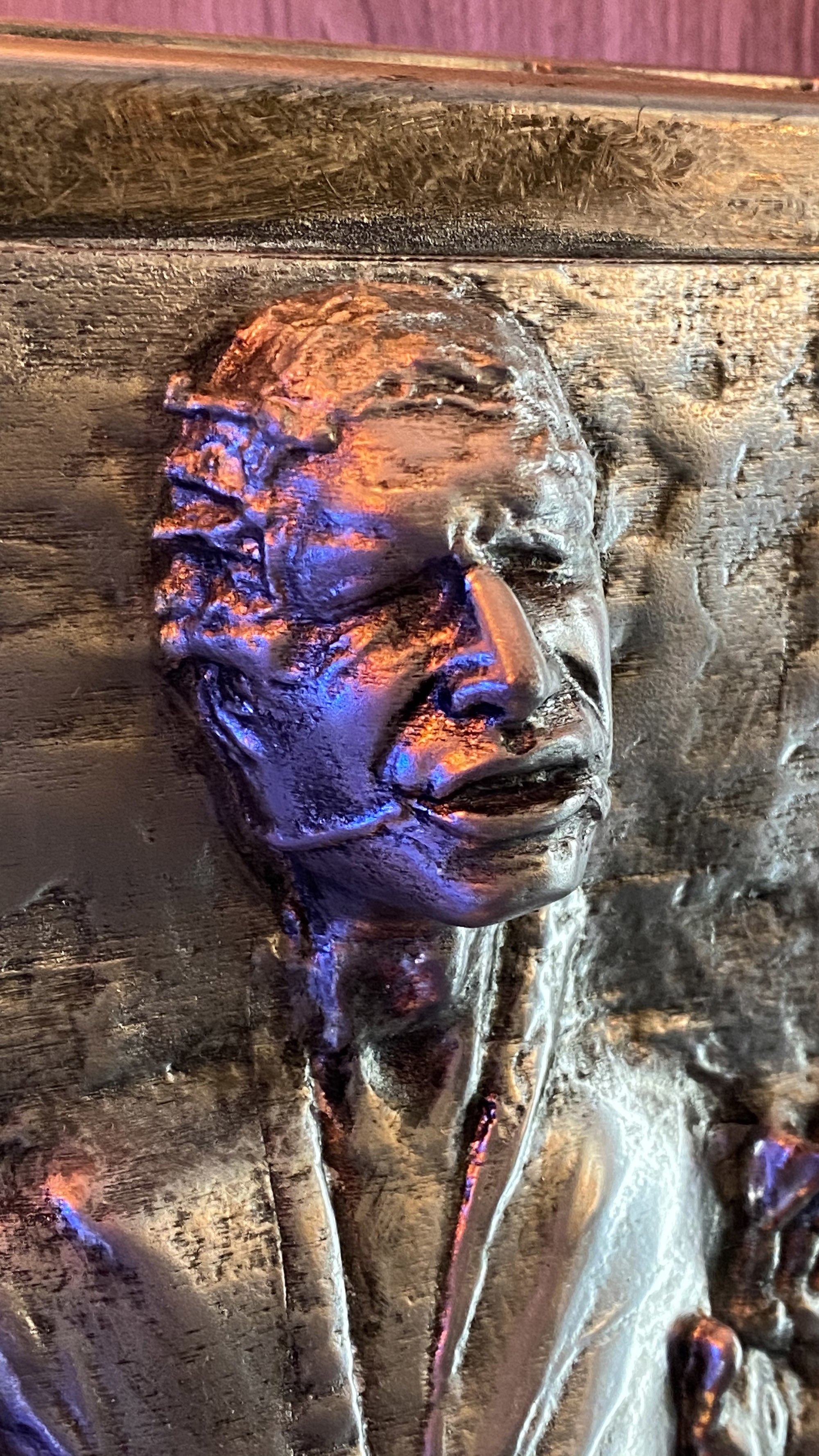 3D file Solo in carbonite HQ 3D printable 1-4 Scale 62cm 3D print model ...