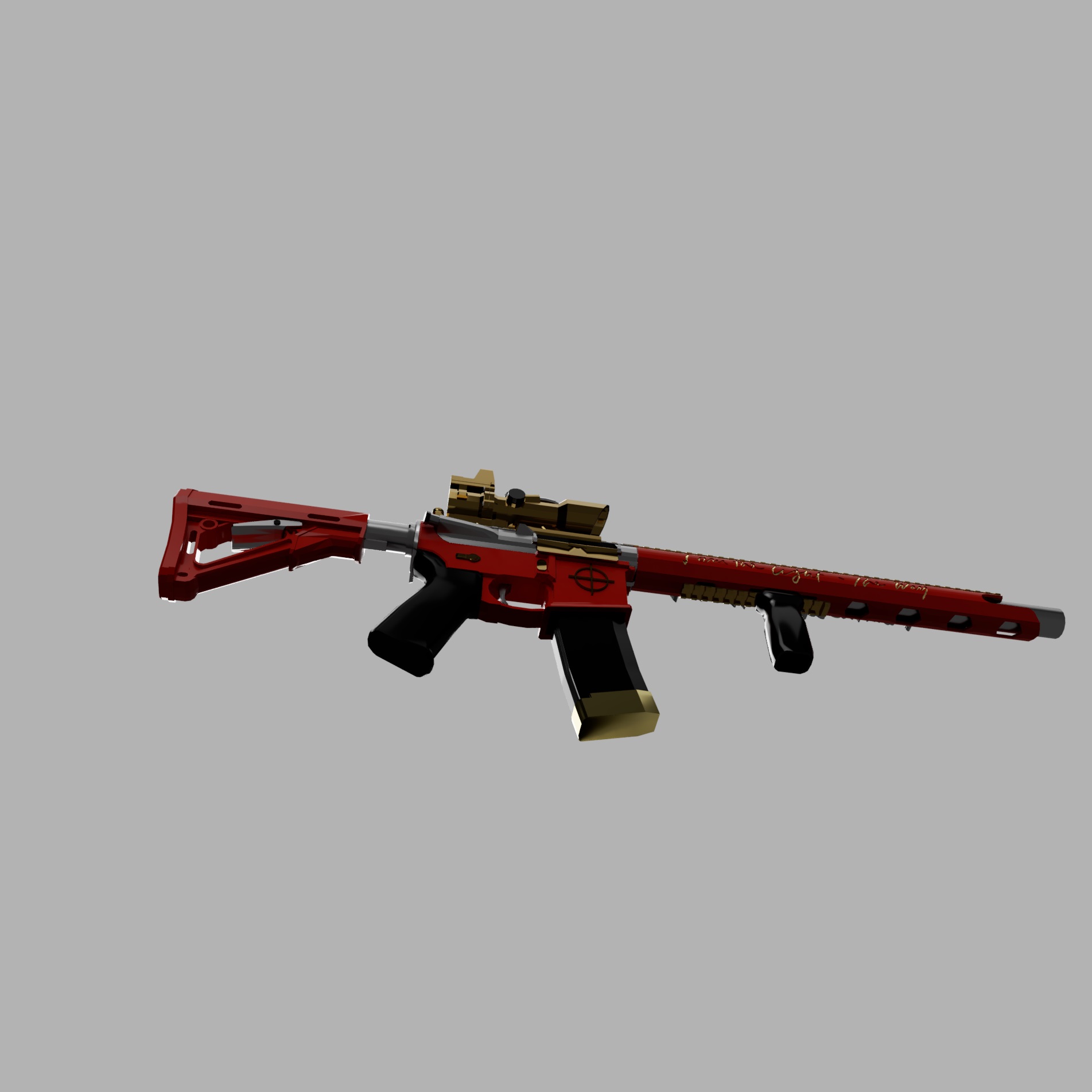 😵 DeadShot Ar Rifle・ STL File for ・Cults