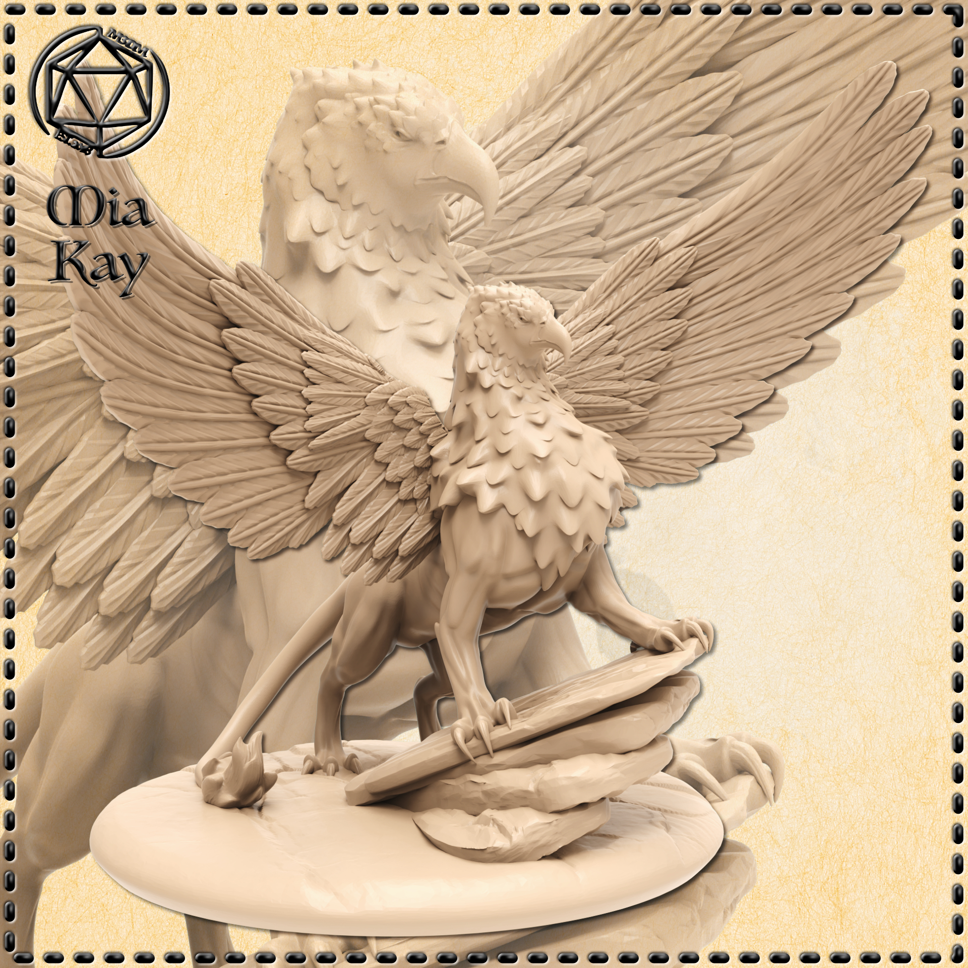 STL file Gryphon 🎲 ・3D printer model to download・Cults