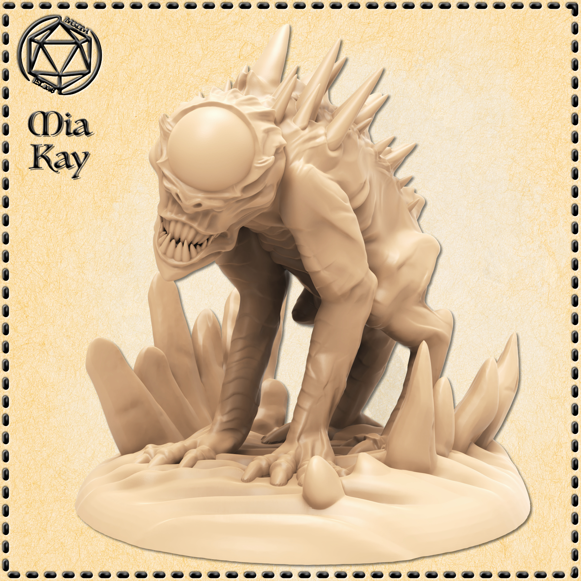 STL file Nothic Inspired 👹 ・Model to download and 3D print・Cults