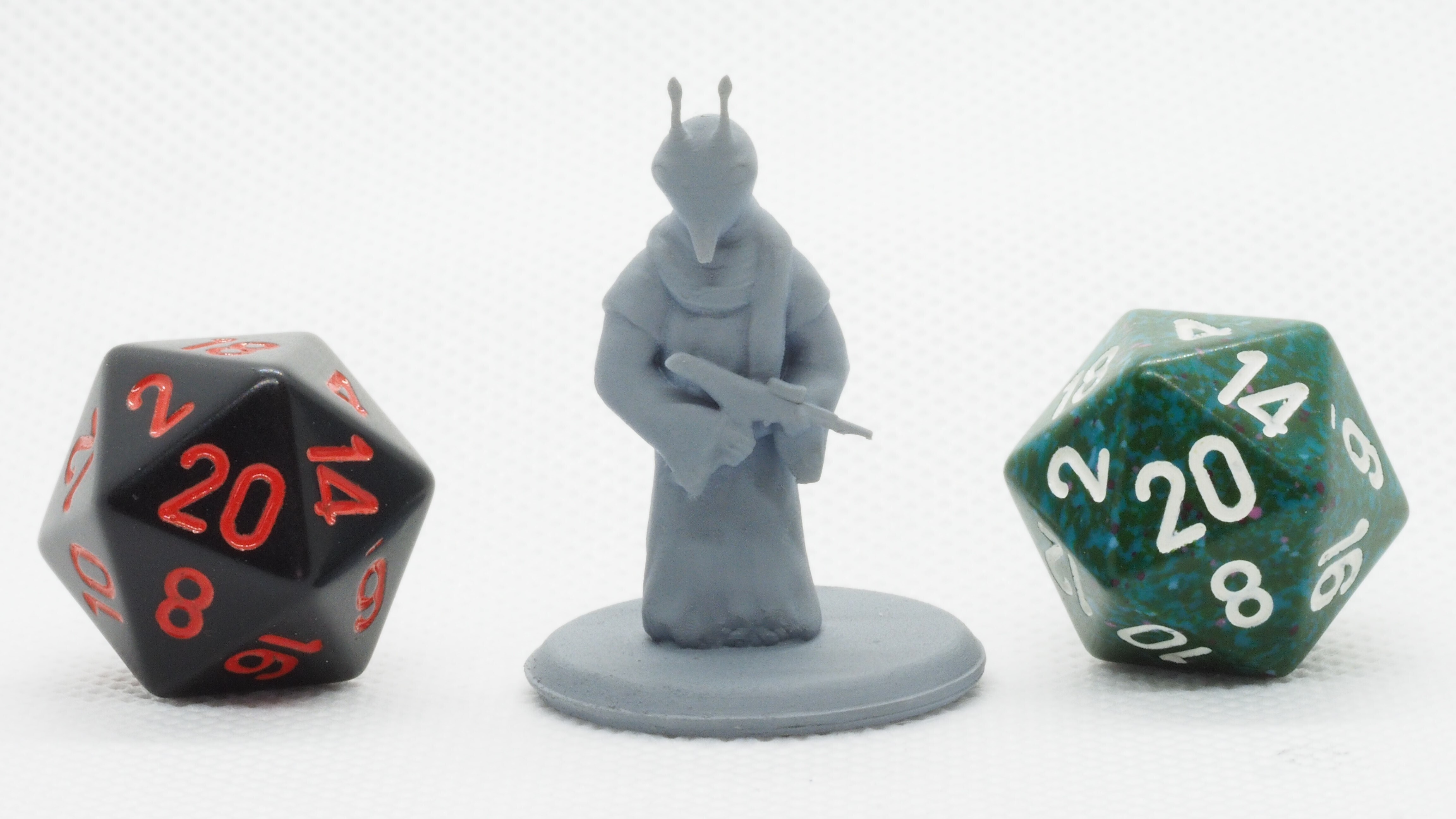 🏜️ Desert Alien - Tabletop Miniature・ STL File for ・Cults