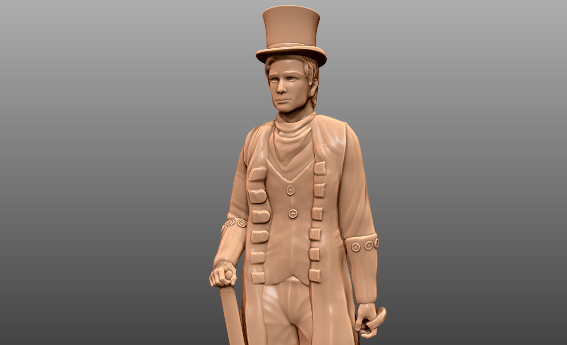 STL file Victorian Gentleman - Tabletop Miniature 🎲 ・3D printer design ...