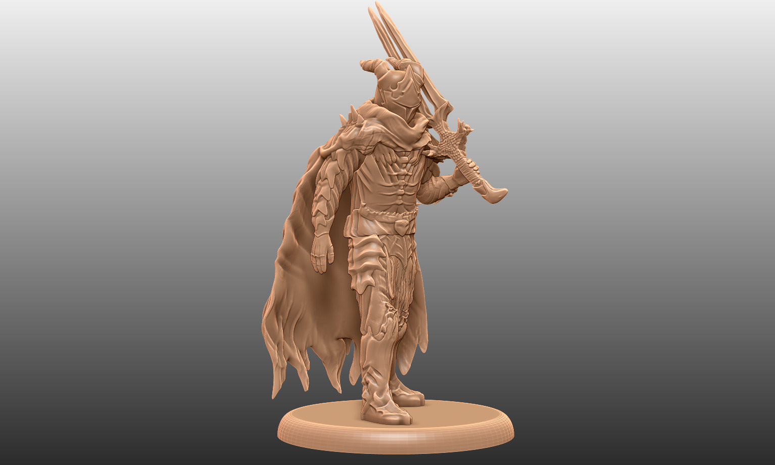 STL file Haunted Knight - Tabletop Miniature 👻 ・3D printer design to ...