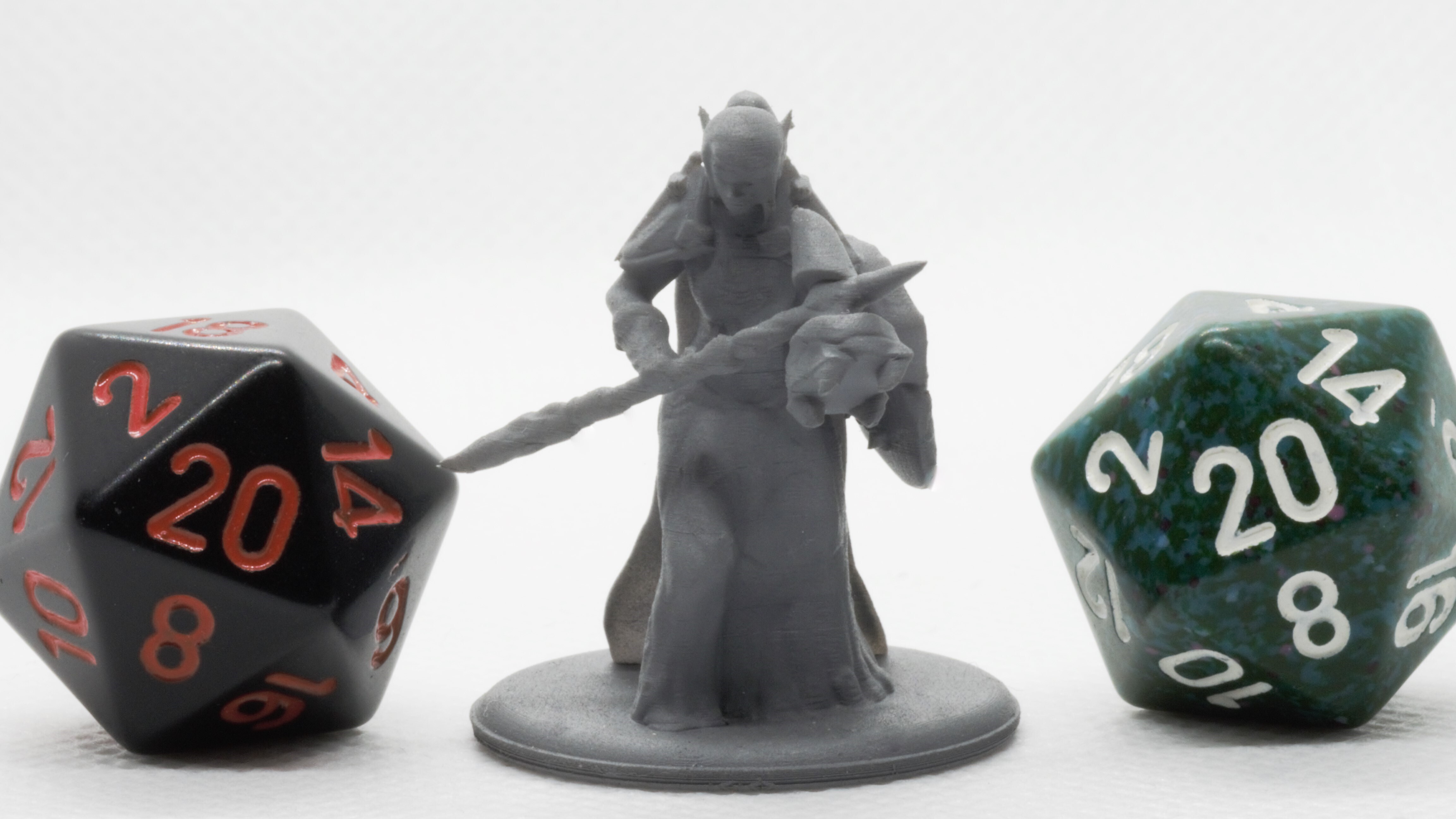 🧝 Elf Blood Paladin - Tabletop Miniature・ STL File for ・Cults