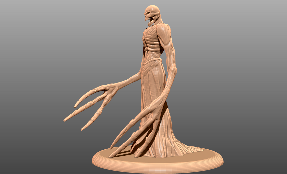 🎲 Boneclaw - Tabletop Miniature・ STL File for ・Cults