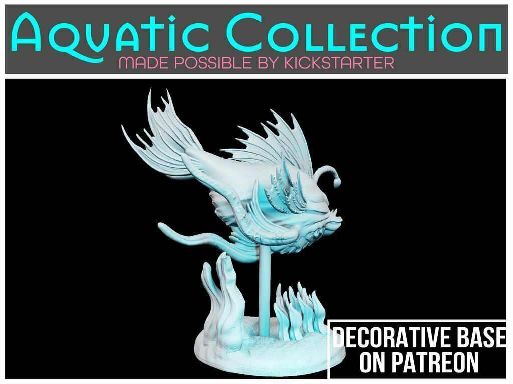 STL file Angler Fish Monstrosity - Tabletop Miniature 🐠 ・3D print model ...