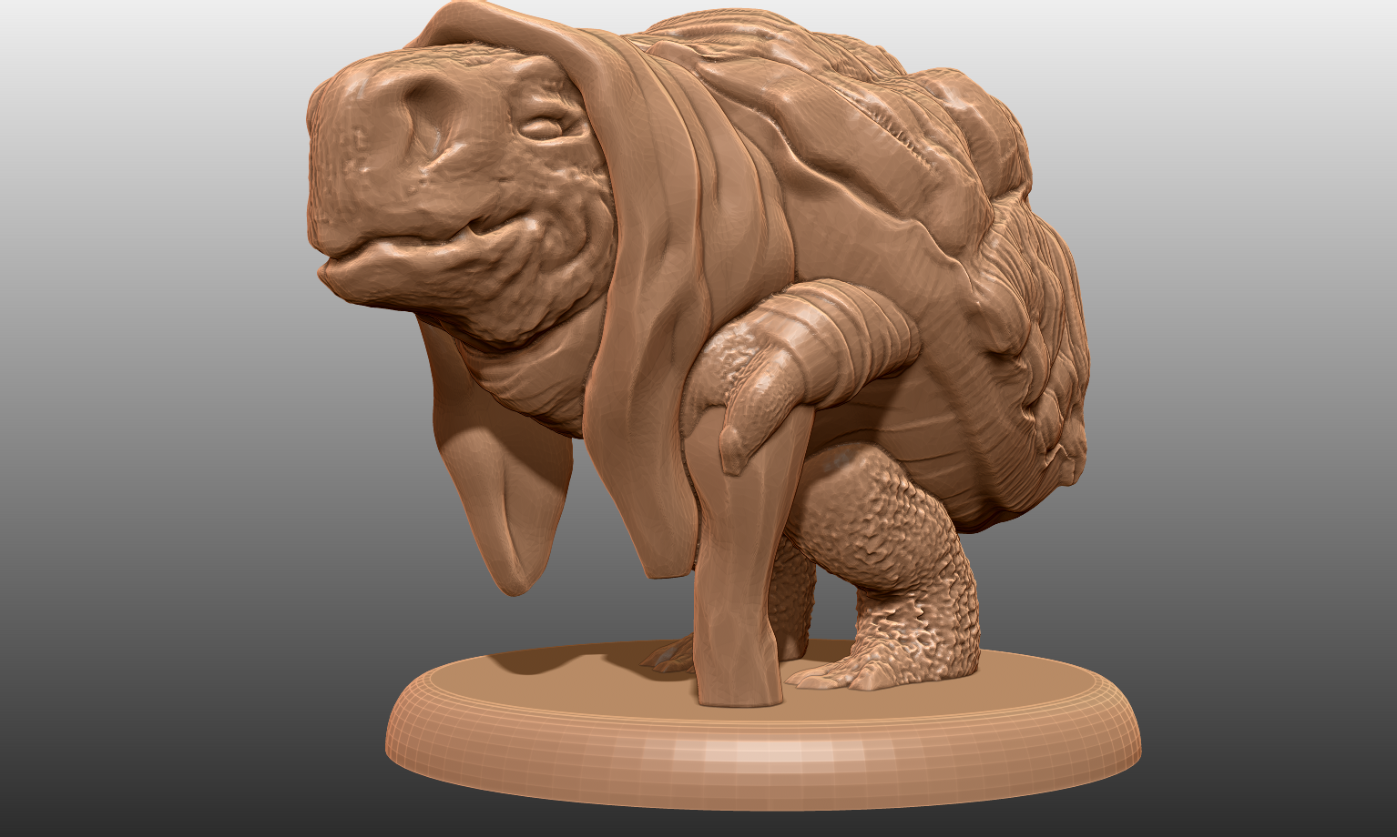STL file Tortle - Tabletop Miniature 🎲 ・3D printing template to ...