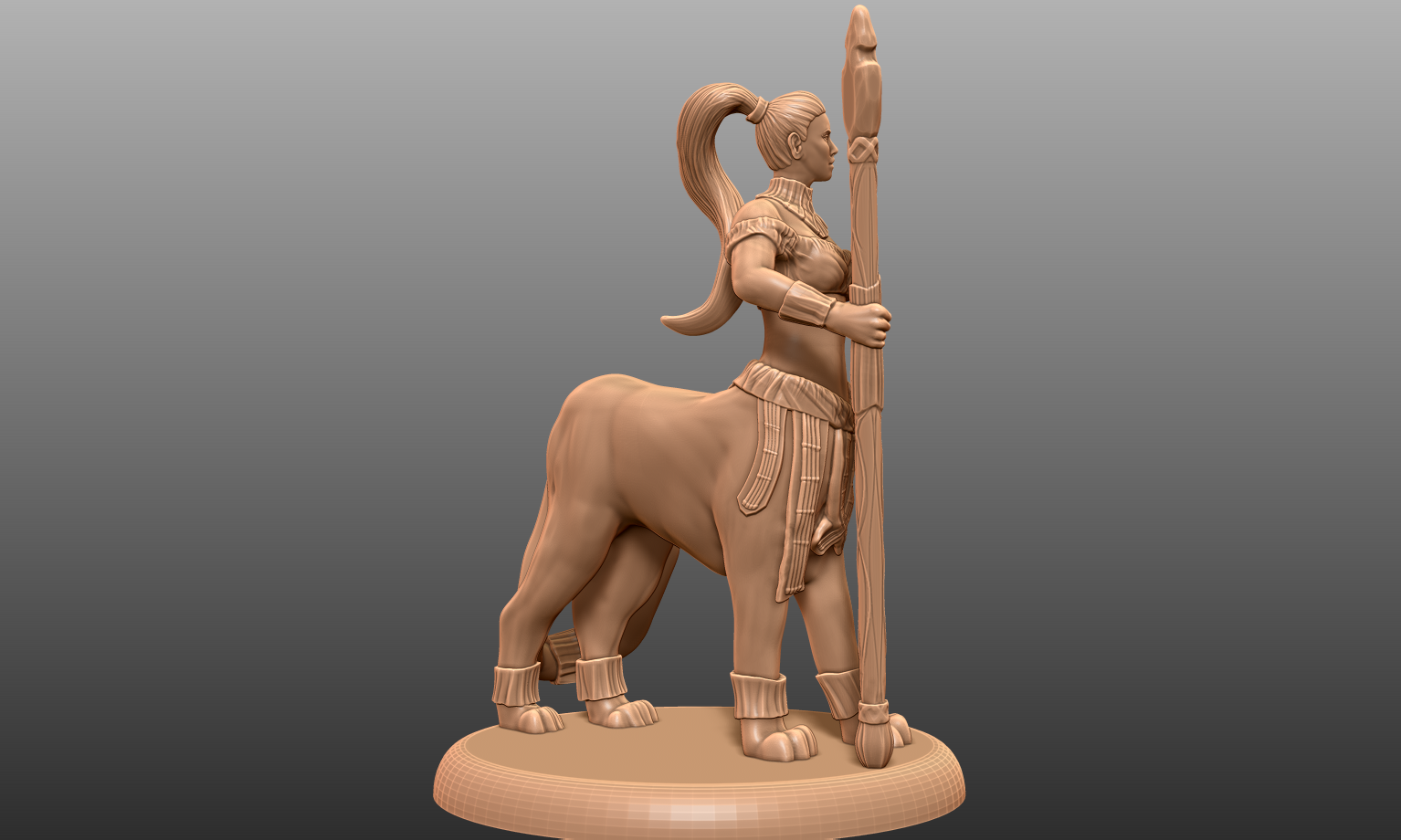 🦁 Lamia Lion Variant - Tabletop Miniature・ STL File for ・Cults