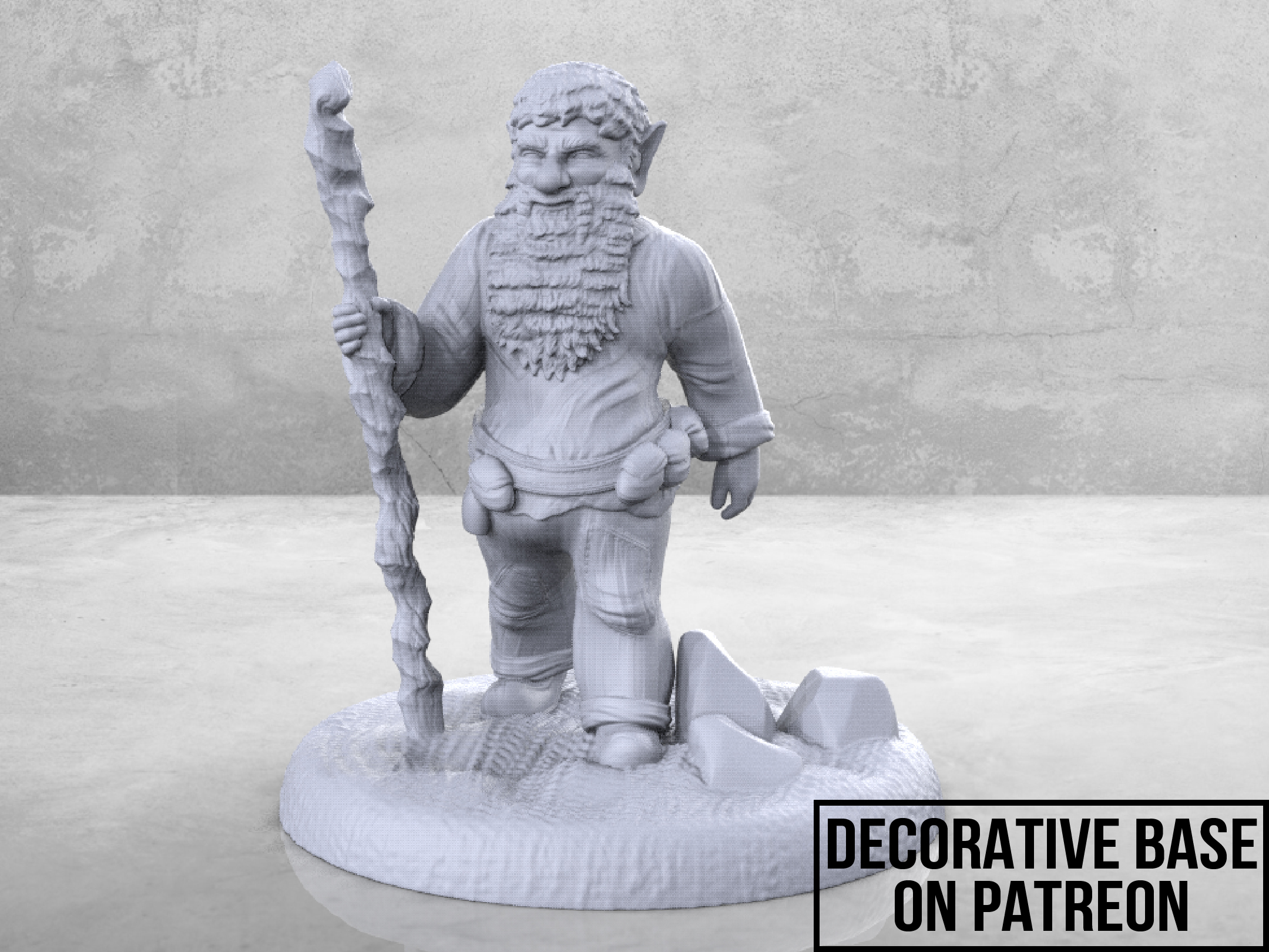 STL file Forest Gnome - Tabletop Miniature 🎲 ・3D printer model to ...