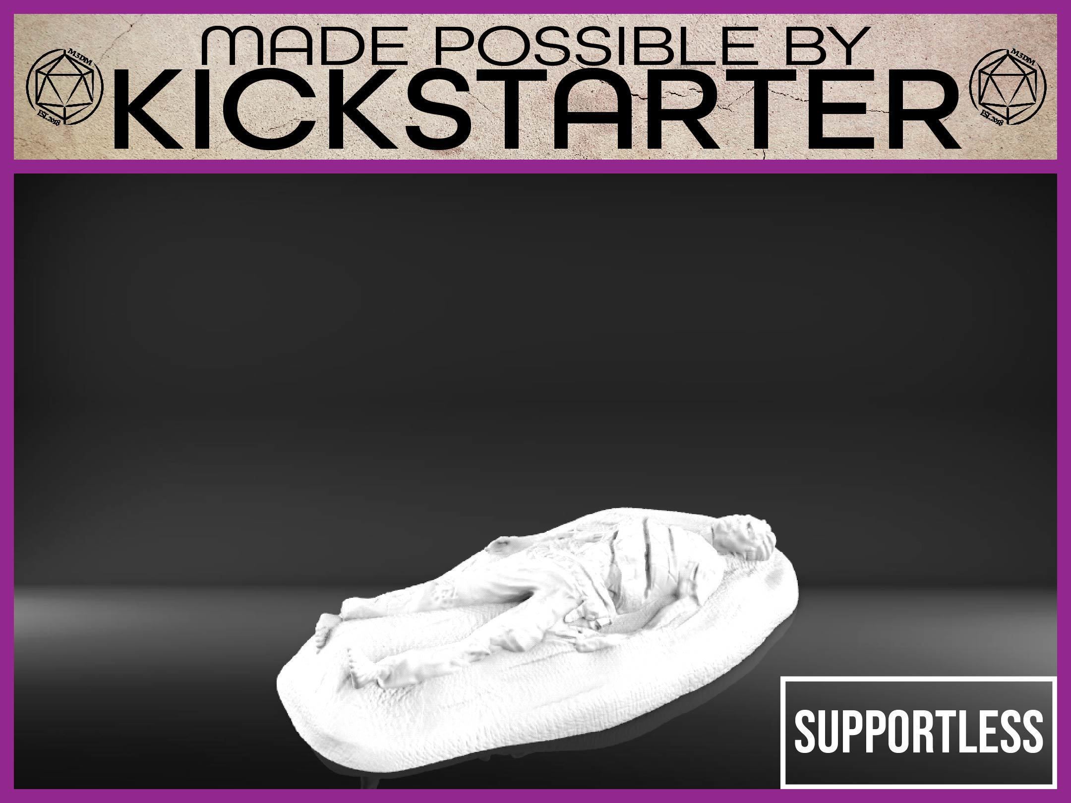 STL file Dead Body - Tabletop Scatter Terrain 😵・3D print object to ...