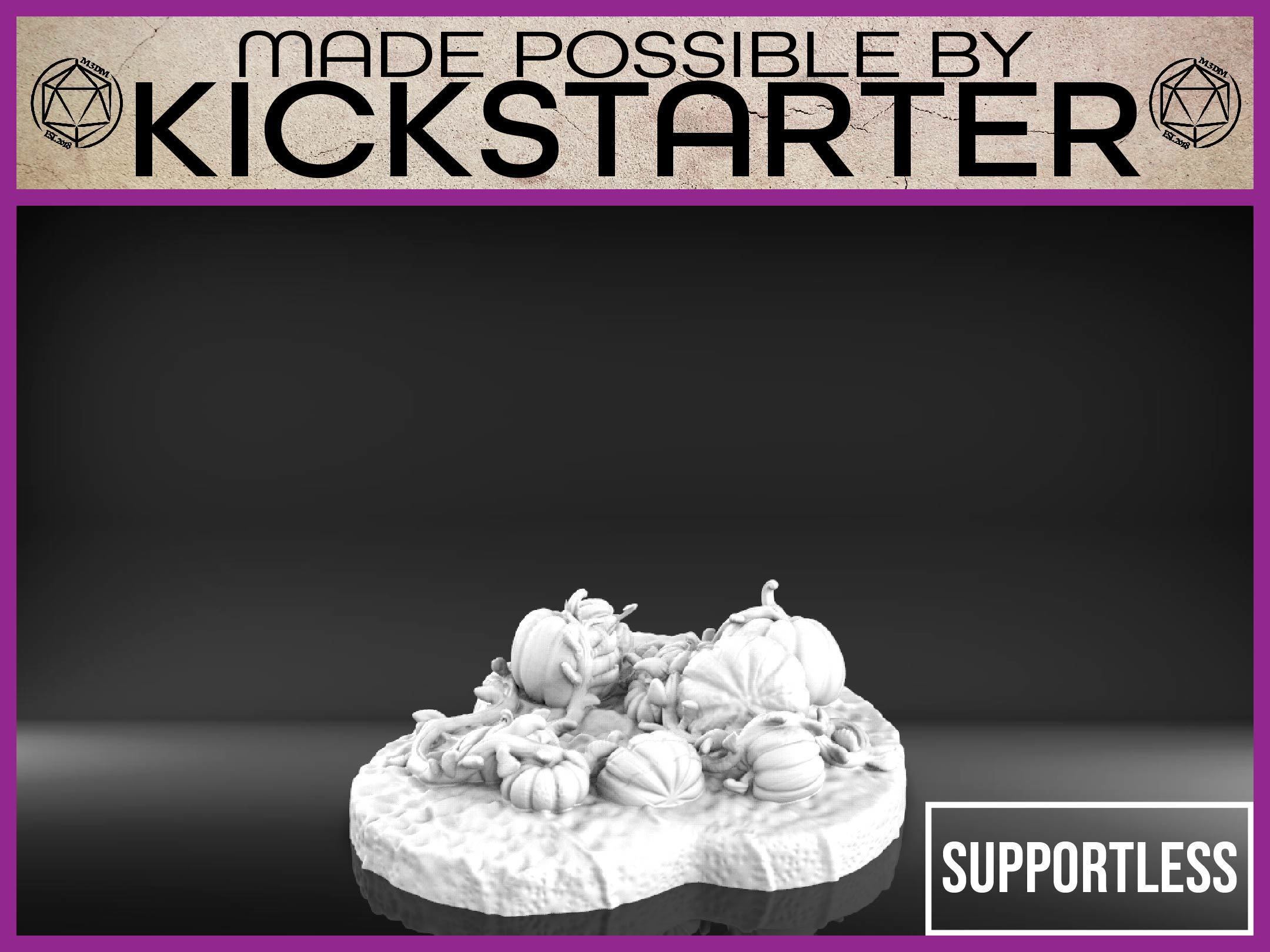 STL file Pumpkin Patch - Tabletop Scatter Terrain 🎃・3D printable design ...