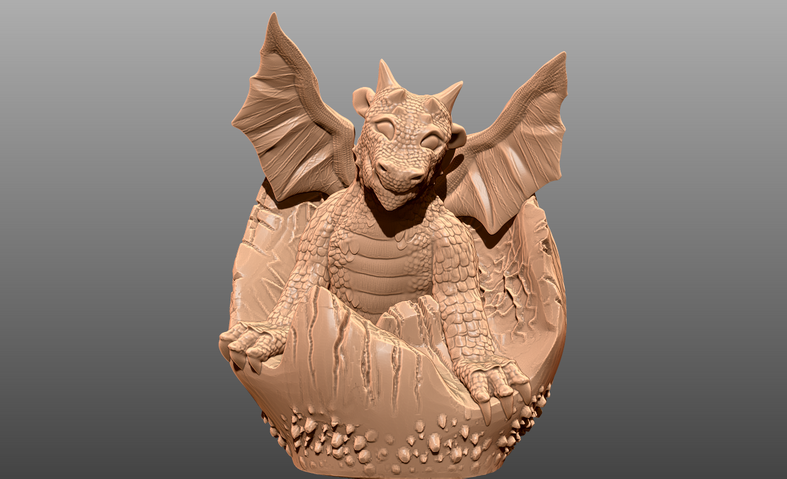 STL file Baby Dragon - Tabletop Miniature 👶 ・3D print object to ...