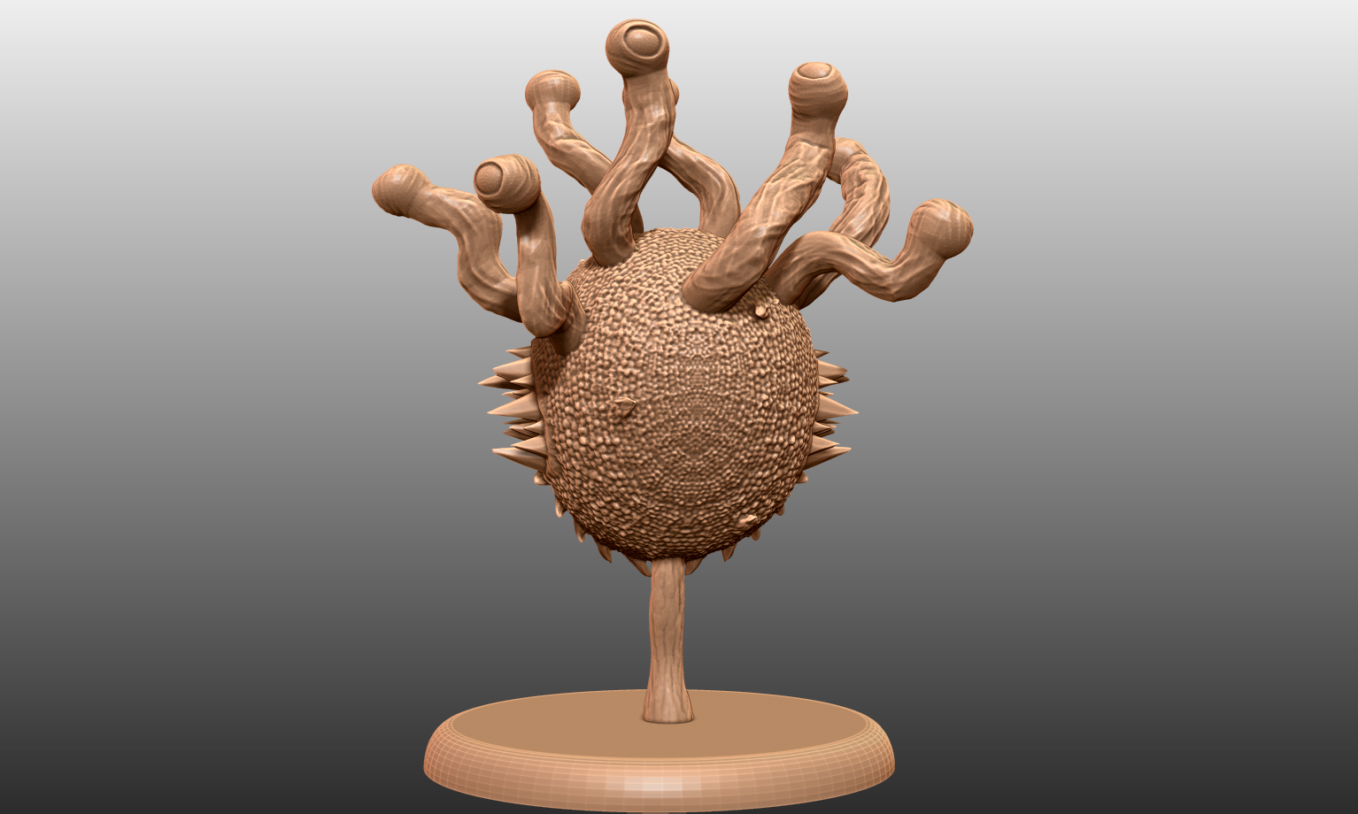 🎨 Beholder - Unofficial Fan Art・Free STL File for ・Cults