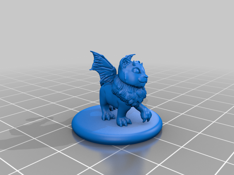 STL file Baby Manticore - Tabletop Miniature 👶 ・3D printable model to ...
