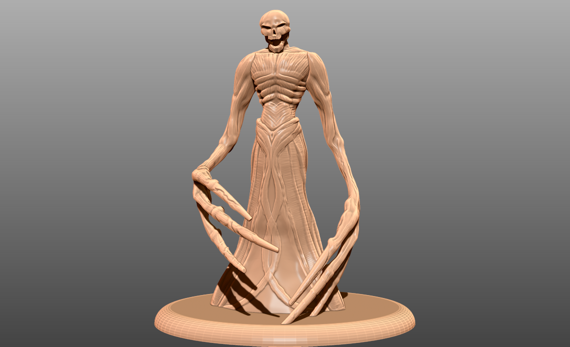 🎲 Boneclaw - Tabletop Miniature・ STL File for ・Cults