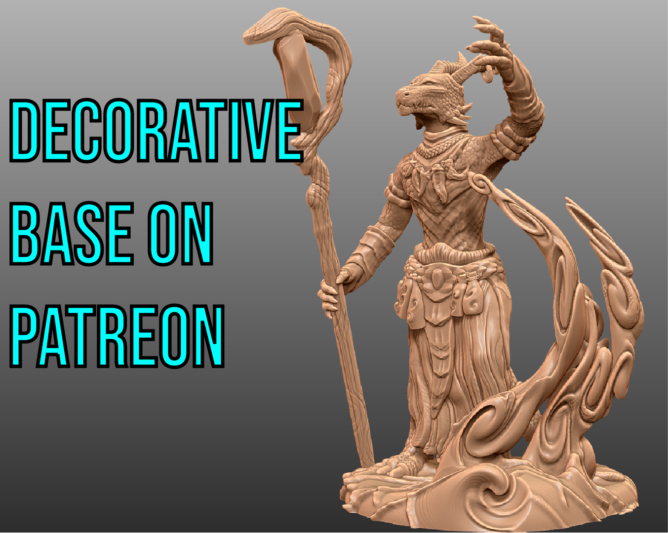 🧙‍♀️ Kobold Witch Doctor・ STL File for ・Cults