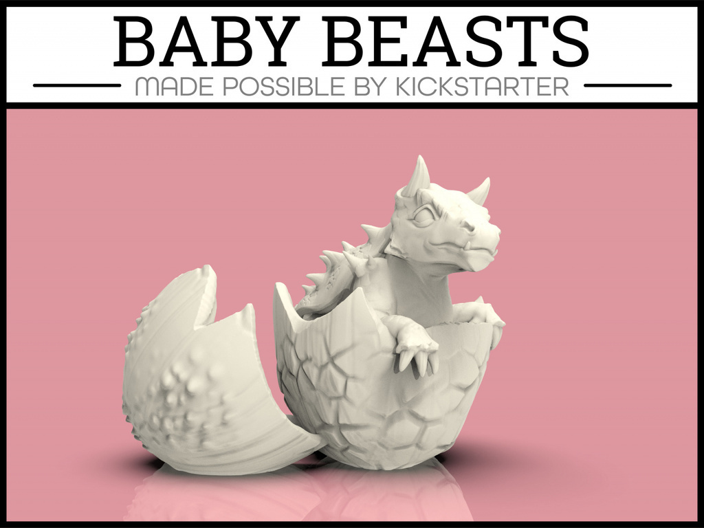 STL file Baby Tarrasque - Tabletop Miniature 👶 ・3D print design to ...