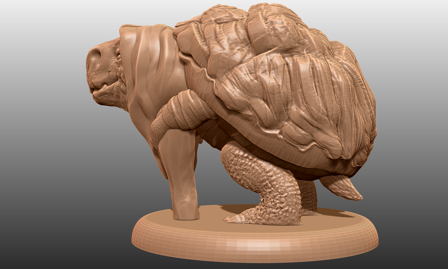 STL file Tortle - Tabletop Miniature 🎲 ・3D printing template to ...