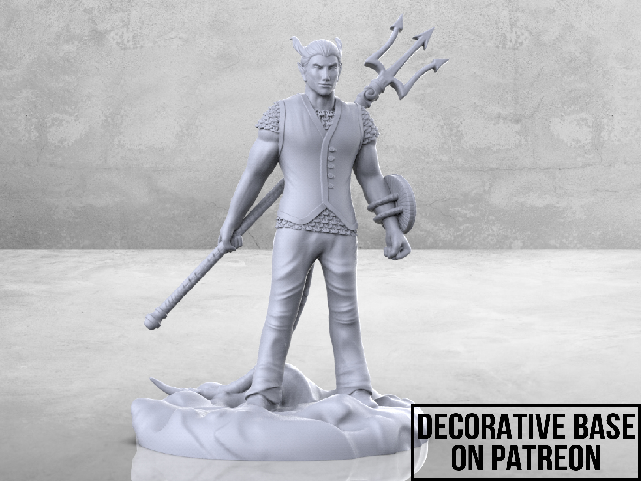STL file Demon Cleric - Tabletop Miniature 🎲 ・Model to download and 3D ...