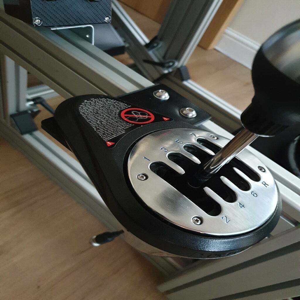 🎮 Thrustmaster TH8A Shifter Rig Mount・Free STL File for ・Cults