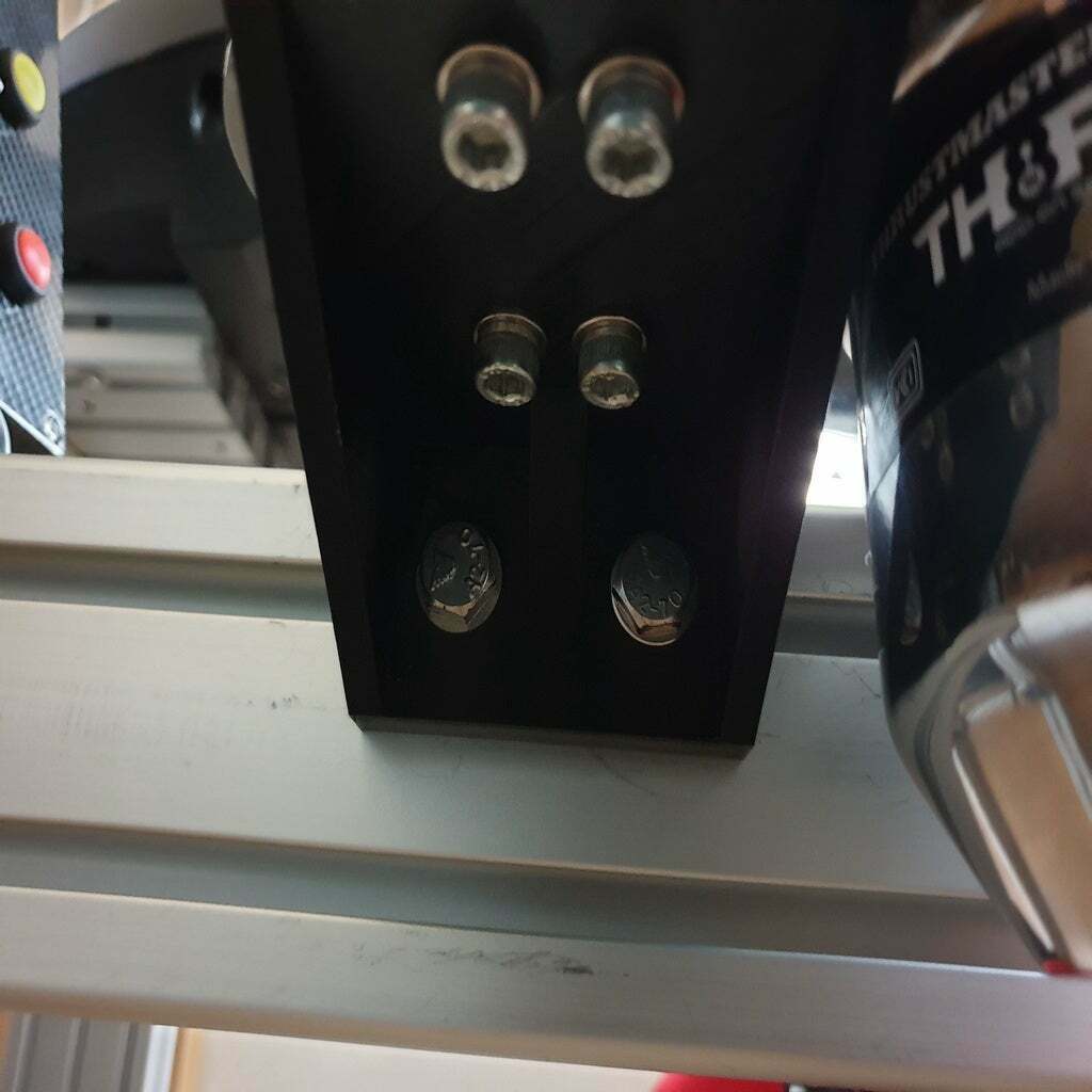 🎮 Thrustmaster TH8A Shifter Rig Mount・Free STL File for ・Cults