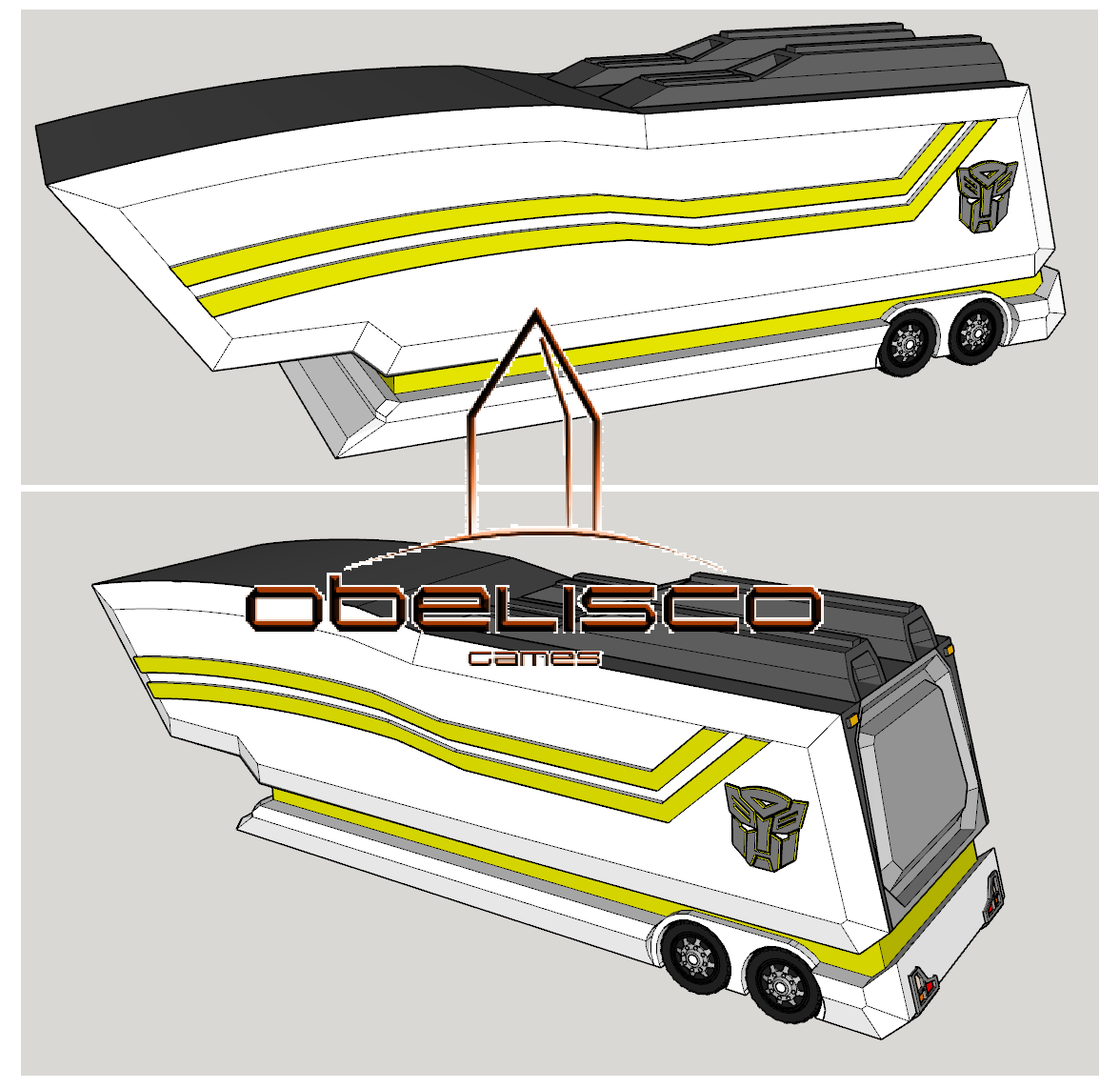 🤖 Transformers Combiner Wars Trailer for Motormaster, Optimus・ 3D File ...