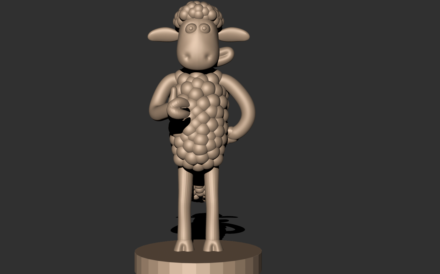 🐑 Shaun the Sheep・ STL File for ・Cults