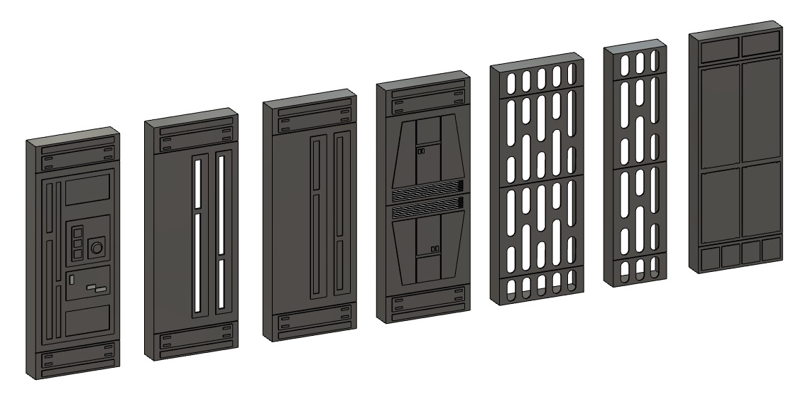 STL file 6-Inch Death Star Panels ⭐ ・3D printer design to download・Cults