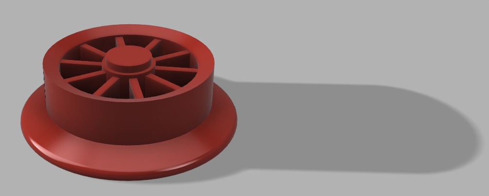 STL file Lego red Train wheel 70s 🚆 ・Model to download and 3D print・Cults