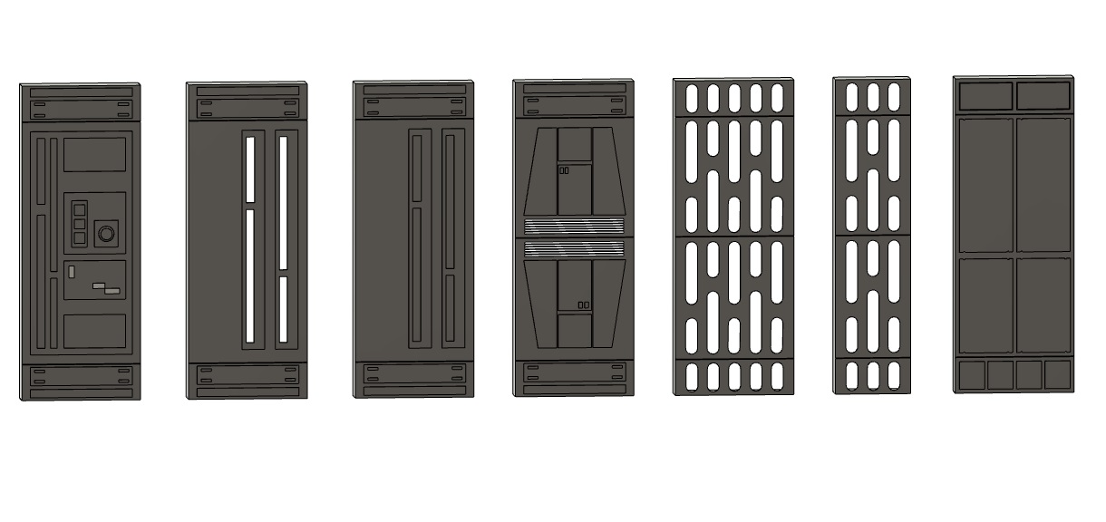 STL file 6-Inch Death Star Panels ⭐ ・3D printer design to download・Cults