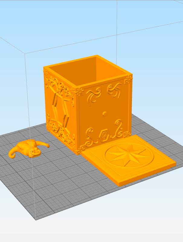 ♉ TAURUS PANDORA'S BOX SAINT SEIYA・ STL File for ・Cults