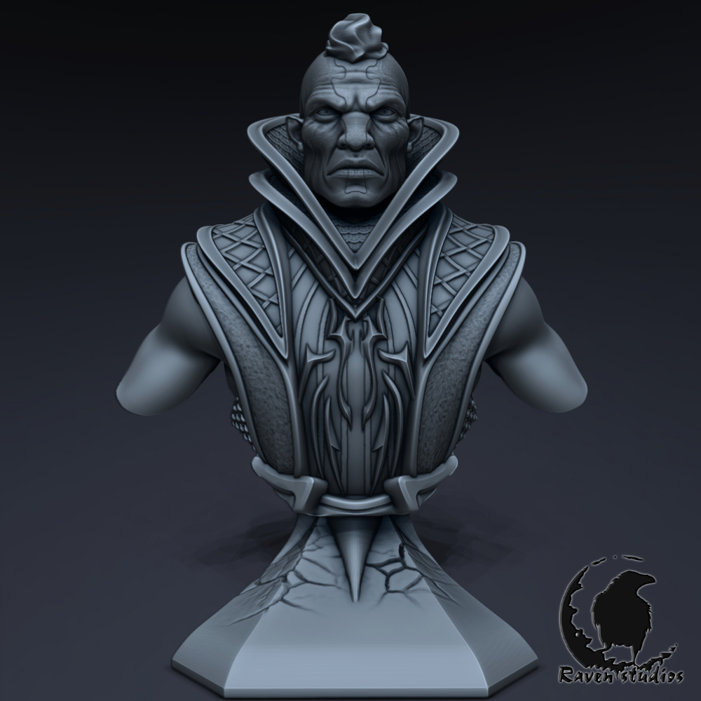 Archivo STL ANTIMAGIA BUSTO DOTA 2 👽 (OBJ)・Objeto imprimible en 3D para ...