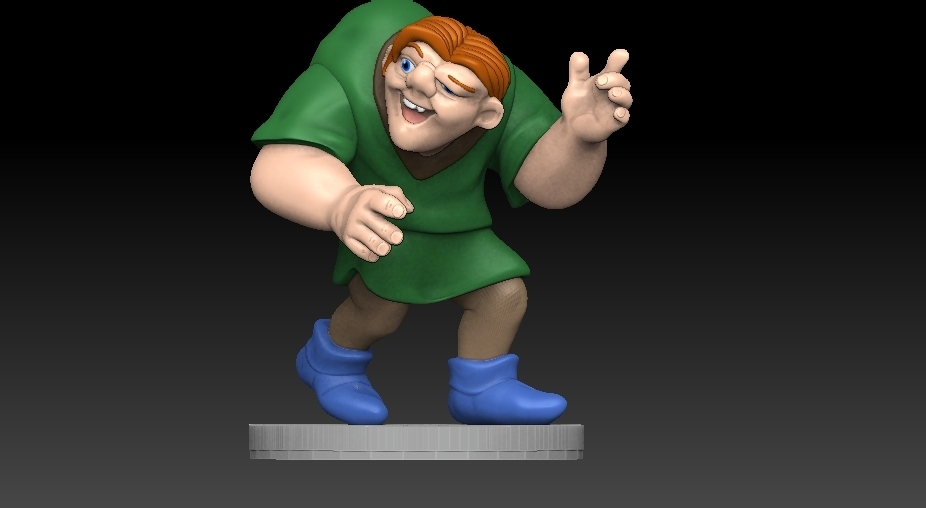 🇫🇷 Quasimodo, The Hunchback of Notre Dame・ 3D File for ・Cults