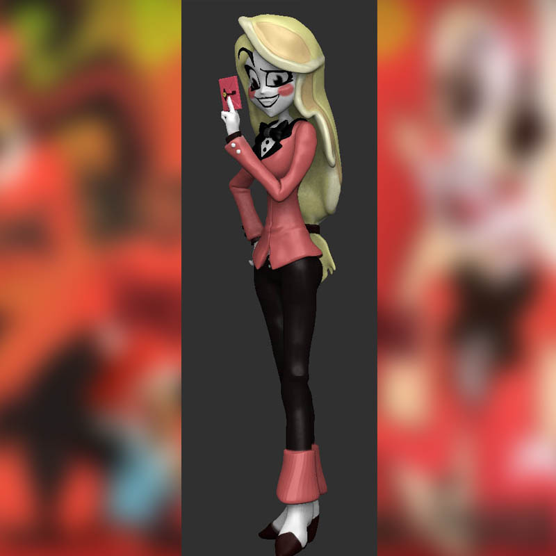 3D file Charlie Hazbin Hotel 🏨 ・Model to download and 3D print・Cults