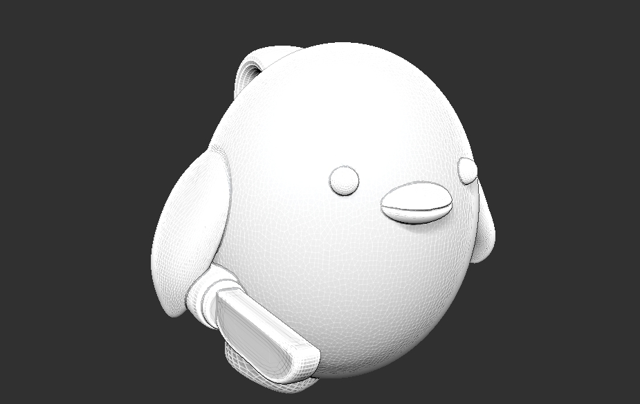 STL file chicken with key ring knife 🐔 (OBJ)・3D printer model to ...