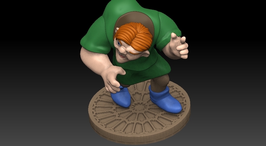 🇫🇷 Quasimodo, The Hunchback of Notre Dame・ 3D File for ・Cults